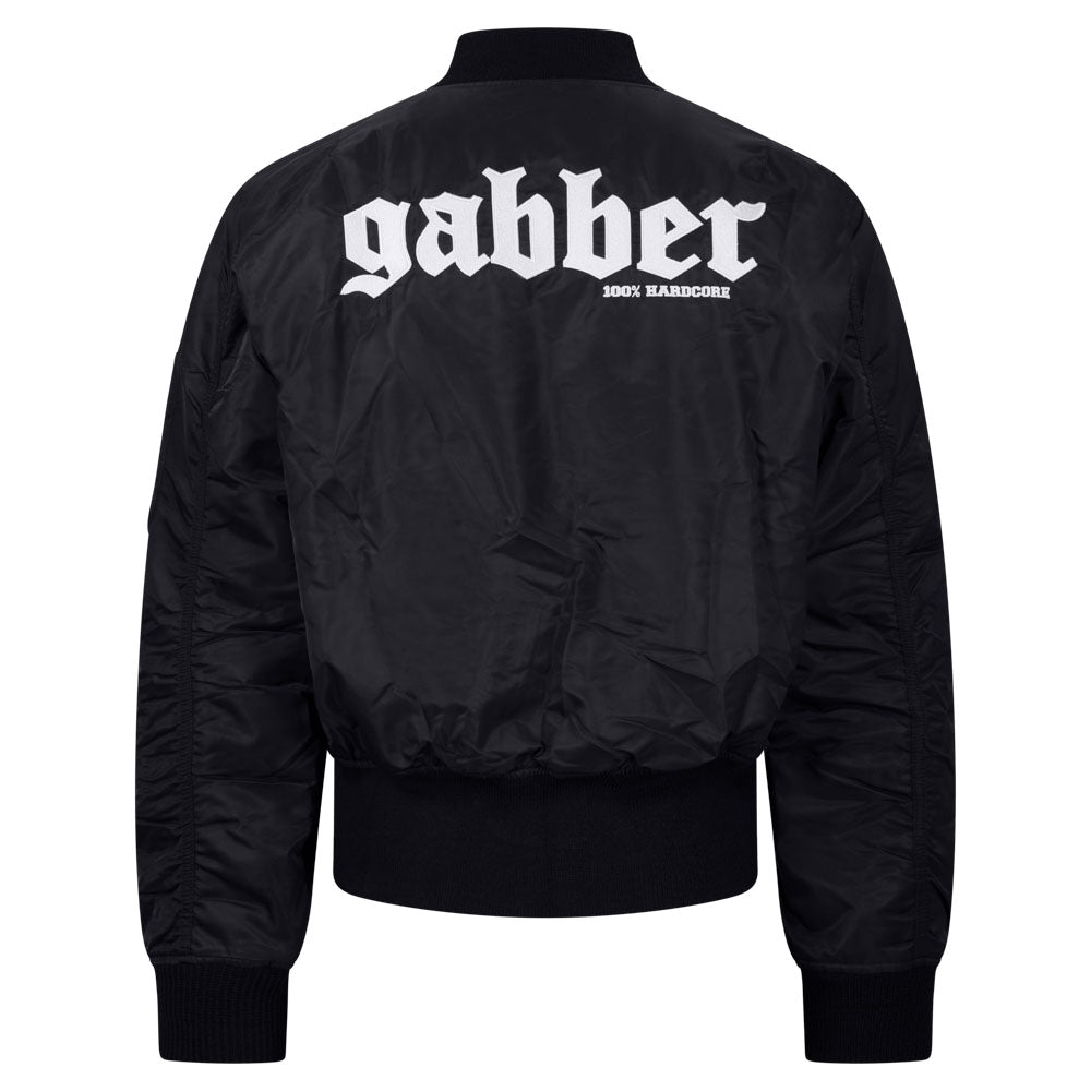 100% Hardcore Bomberjacket Gabber Black