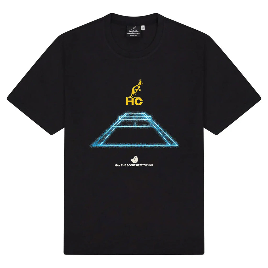 Australian Hard Court T-Shirt Score – 100% Hardcore