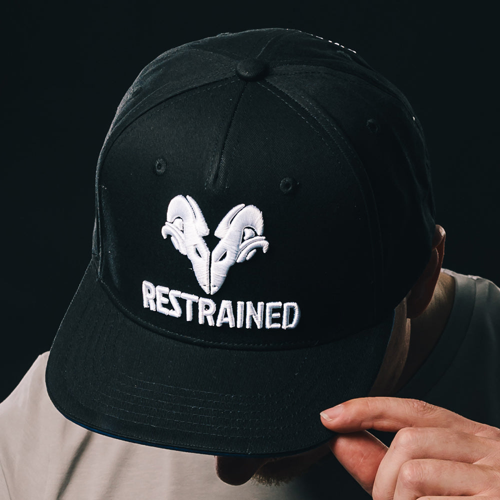Restrained Rulebreaker Cap Black – 100% Hardcore