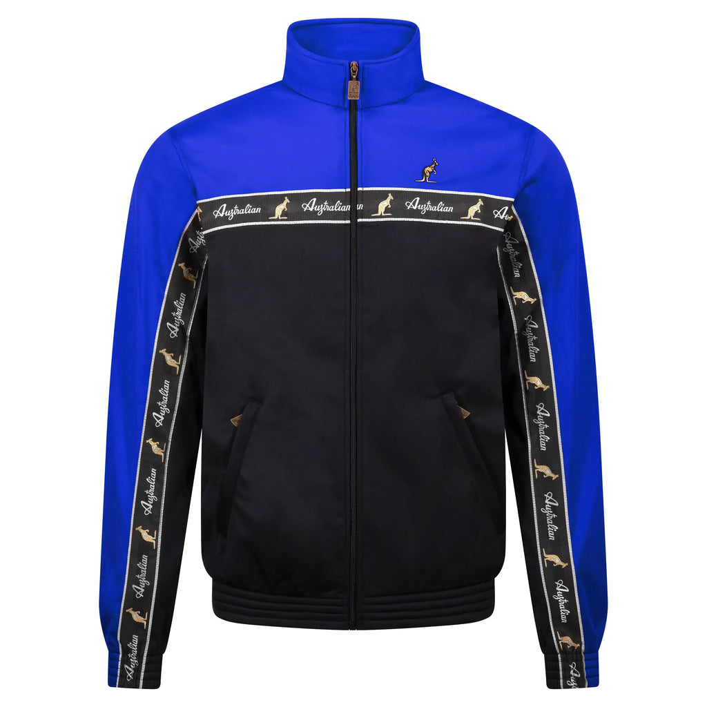 Australian Duo Training Jacket With Taping Black | Cornflower Blue ...