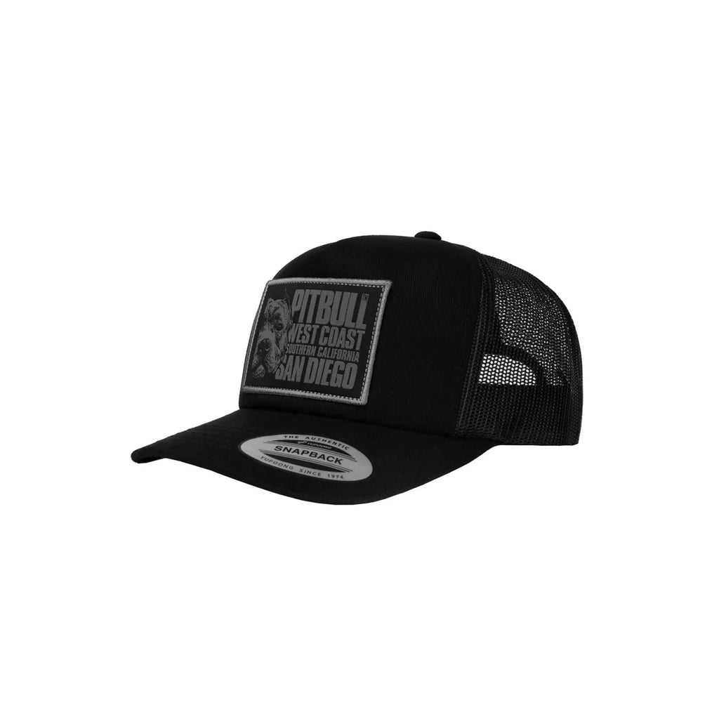 Pit Bull West Coast Mesh Snapback Blood Dog Trucker Black – 100% Hardcore